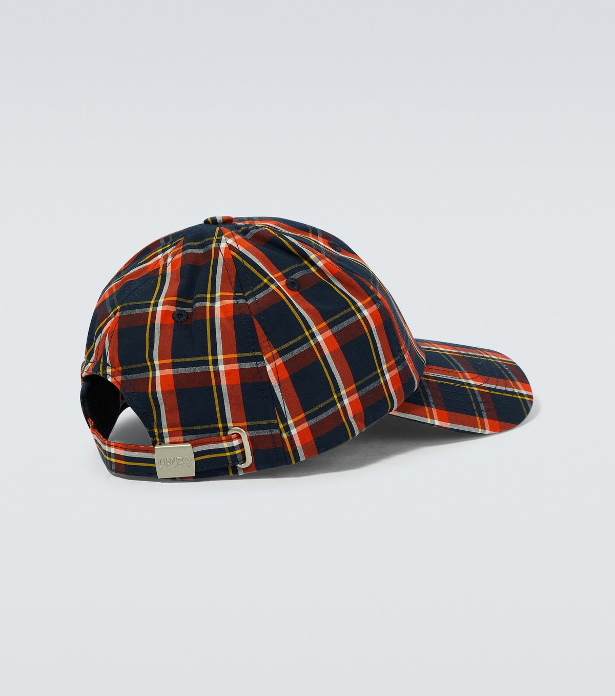 Kenzo - Logo checked cotton baseball cap Kenzo