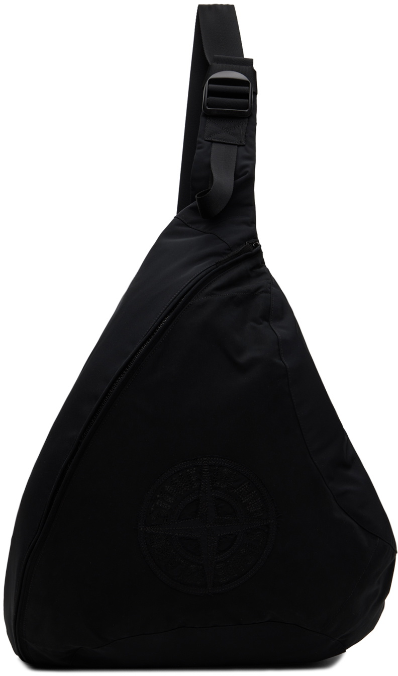 Stone Island Black Rucksack Bag Stone Island