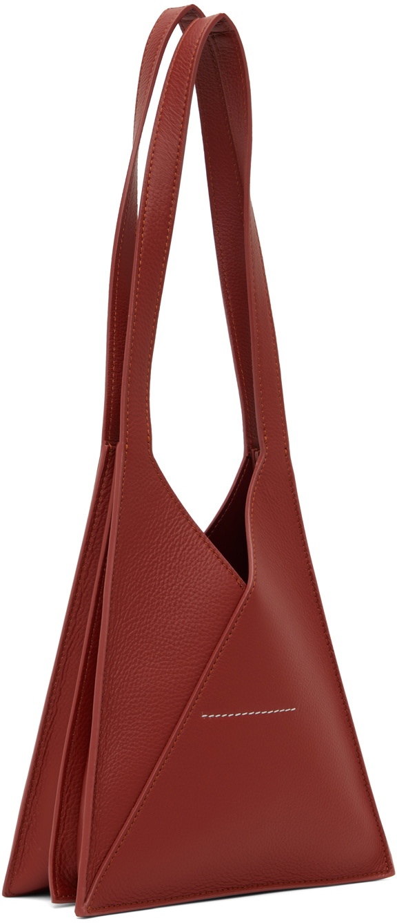 MM6 Maison Margiela Brown Triangle 6 Bag MM6 Maison Margiela
