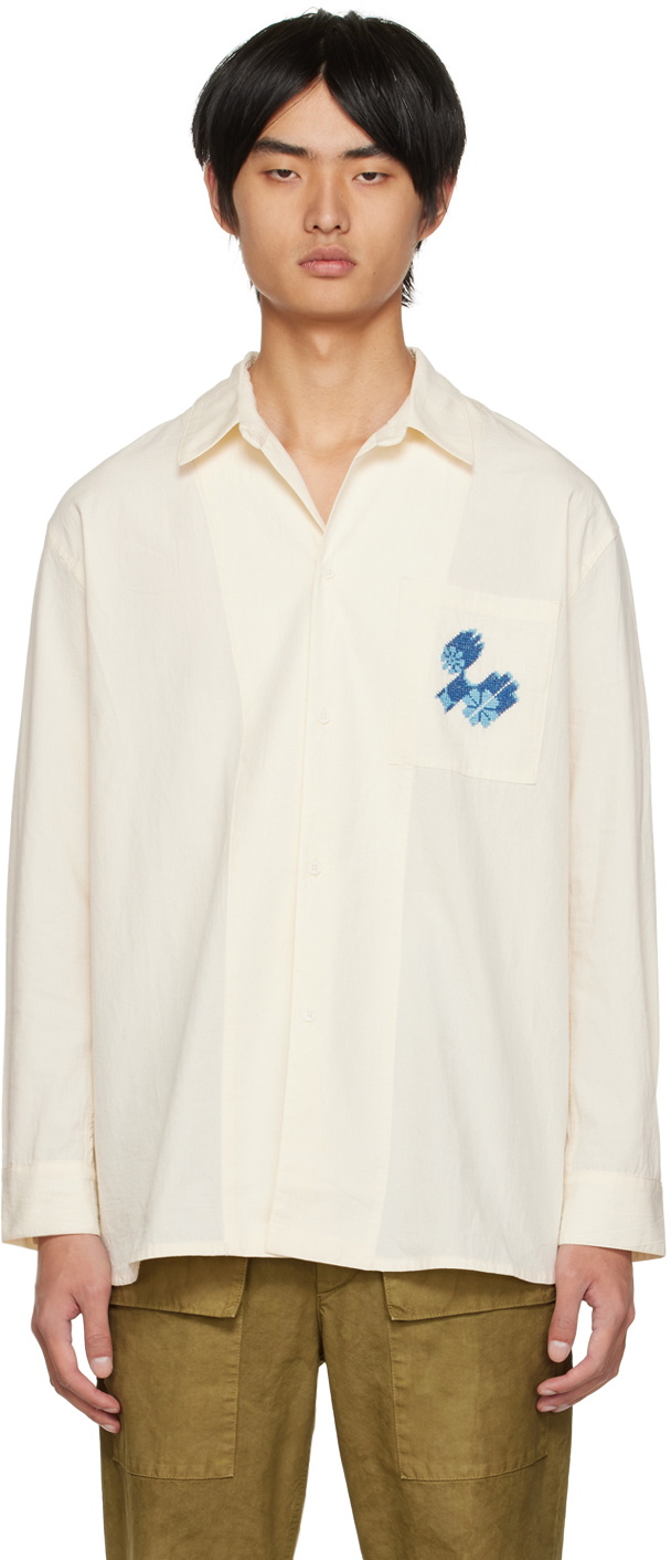 ADISH Off-White Wared Shirt ADISH