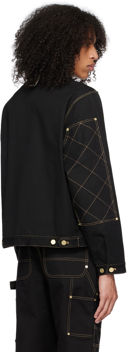 Advisory Board Crystals Black Contrast Stitch Jacket Advisory Board ...