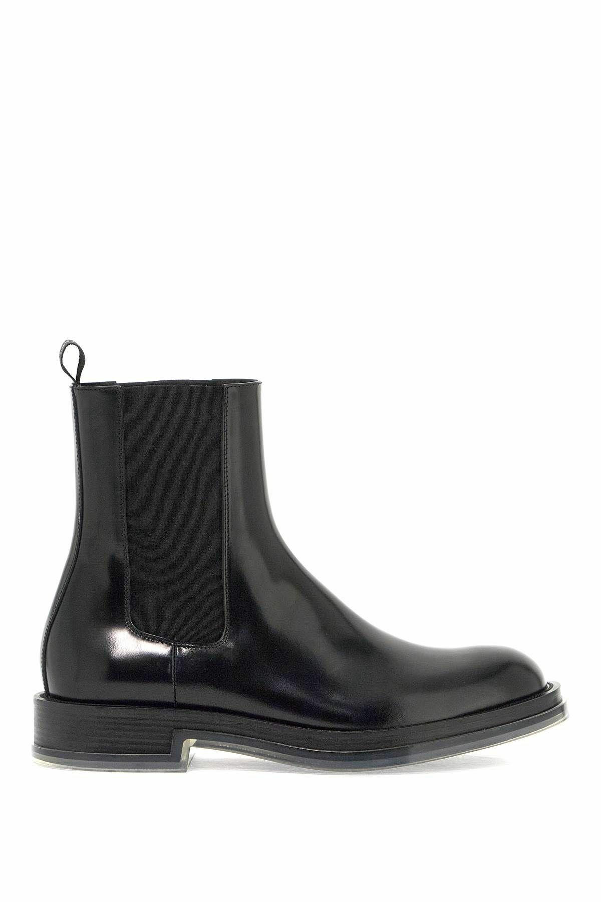 ALEXANDER MCQUEEN chelsea float ankle boots Black Alexander McQueen