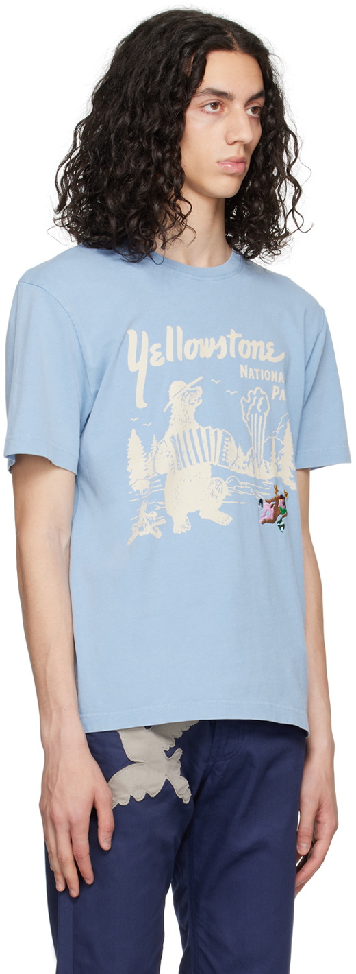 Carne Bollente Blue Yellowstone Bone T-Shirt Carne Bollente