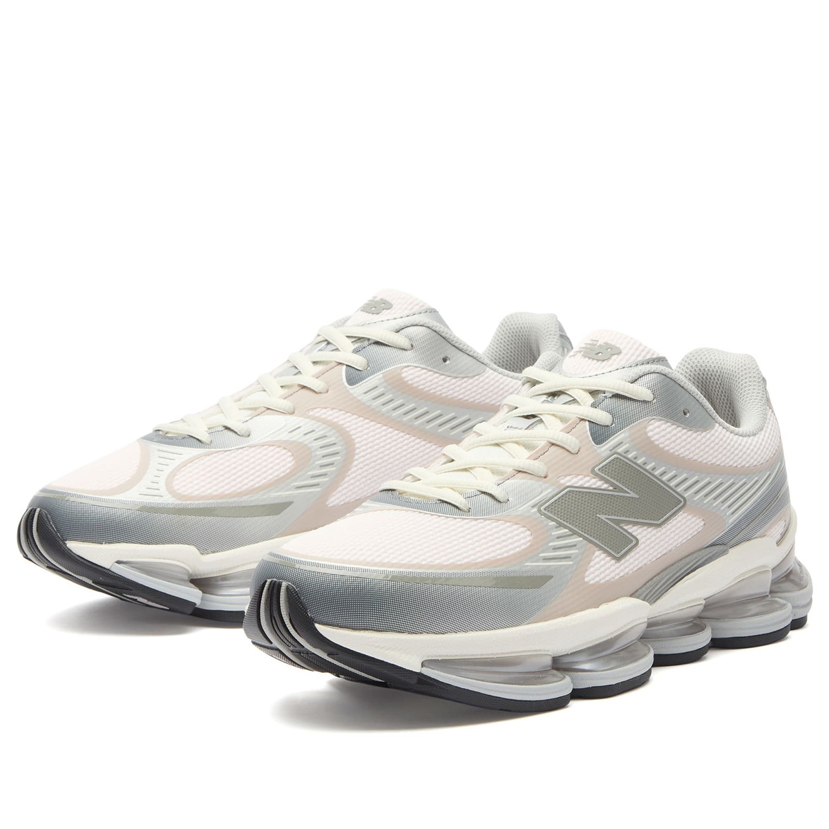 New Balance Men's Abzorb 2000 Sneaker in Truffle Salt/Pink Salt New Balance