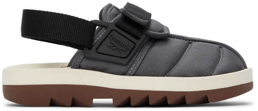 Reebok Classics Grey Quilted Beatnik Sandals Reebok Classics