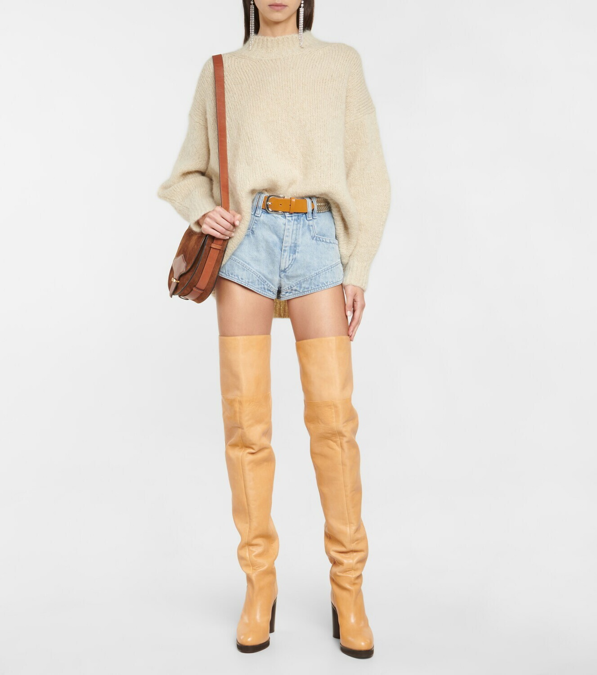 Isabel Marant - Lurna leather over-the-knee boots Isabel Marant