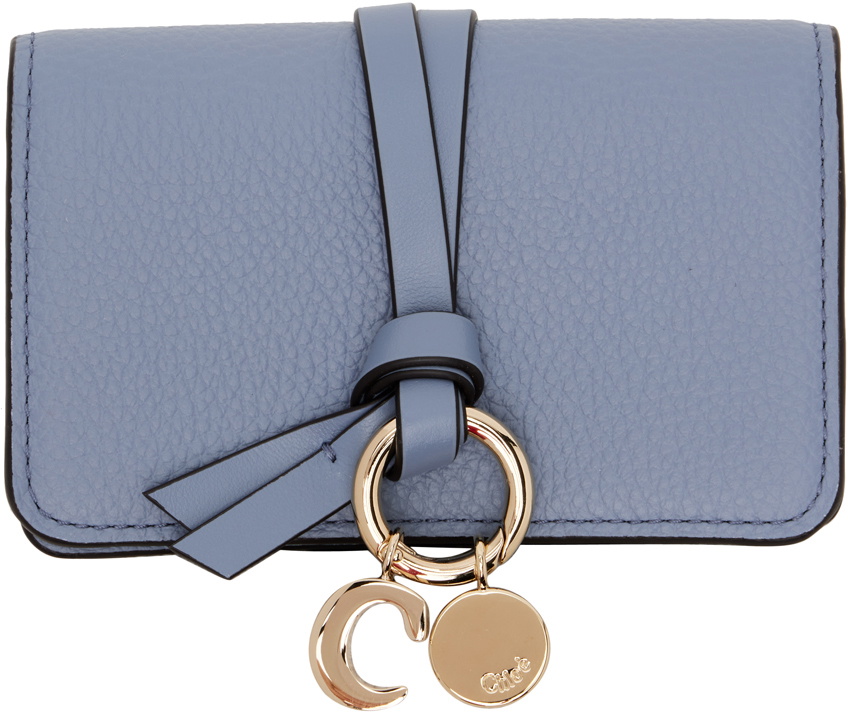 Chloé Blue Alphabet Card Holder Chloe