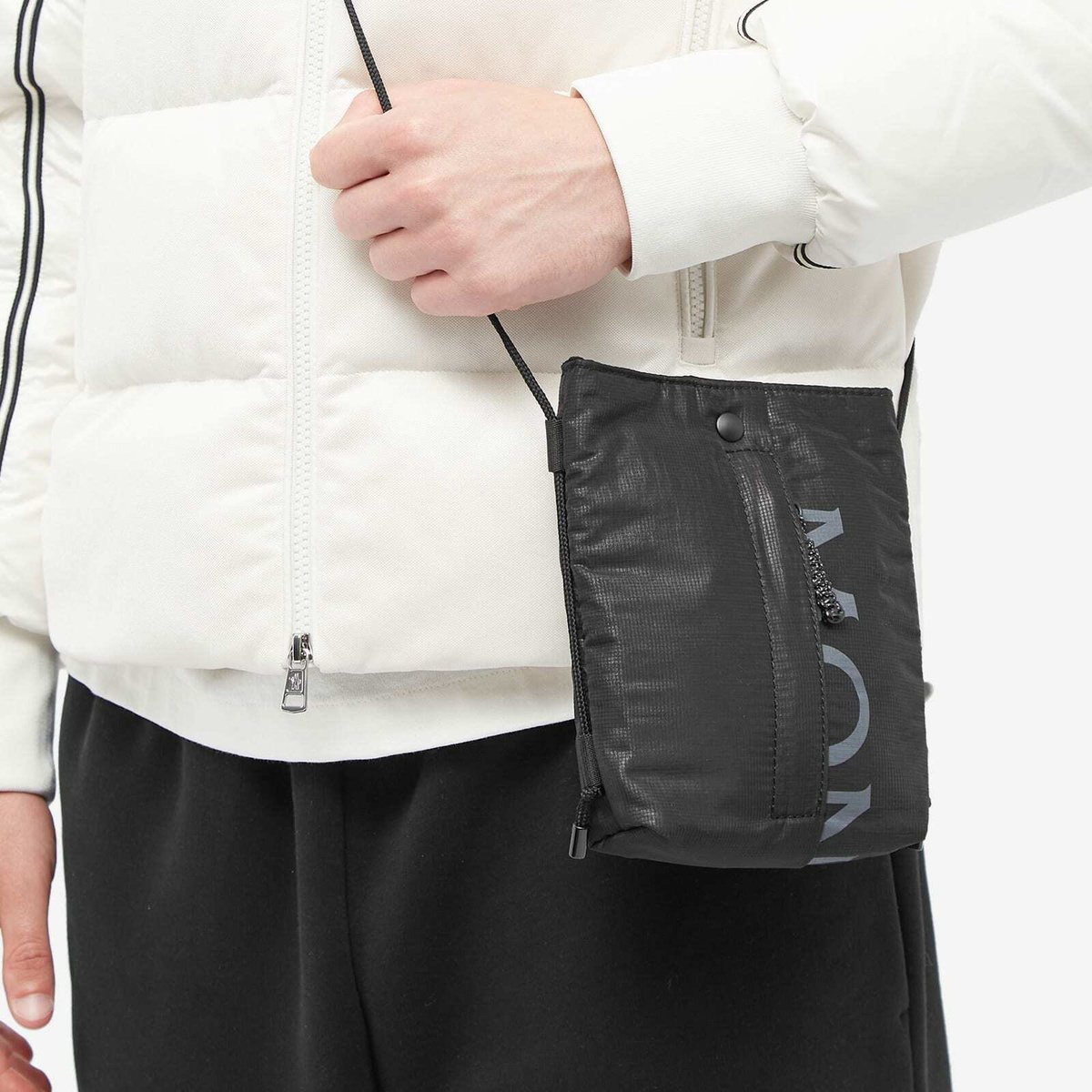 Moncler Men's Alchemy Cross Body Bag in Black Moncler