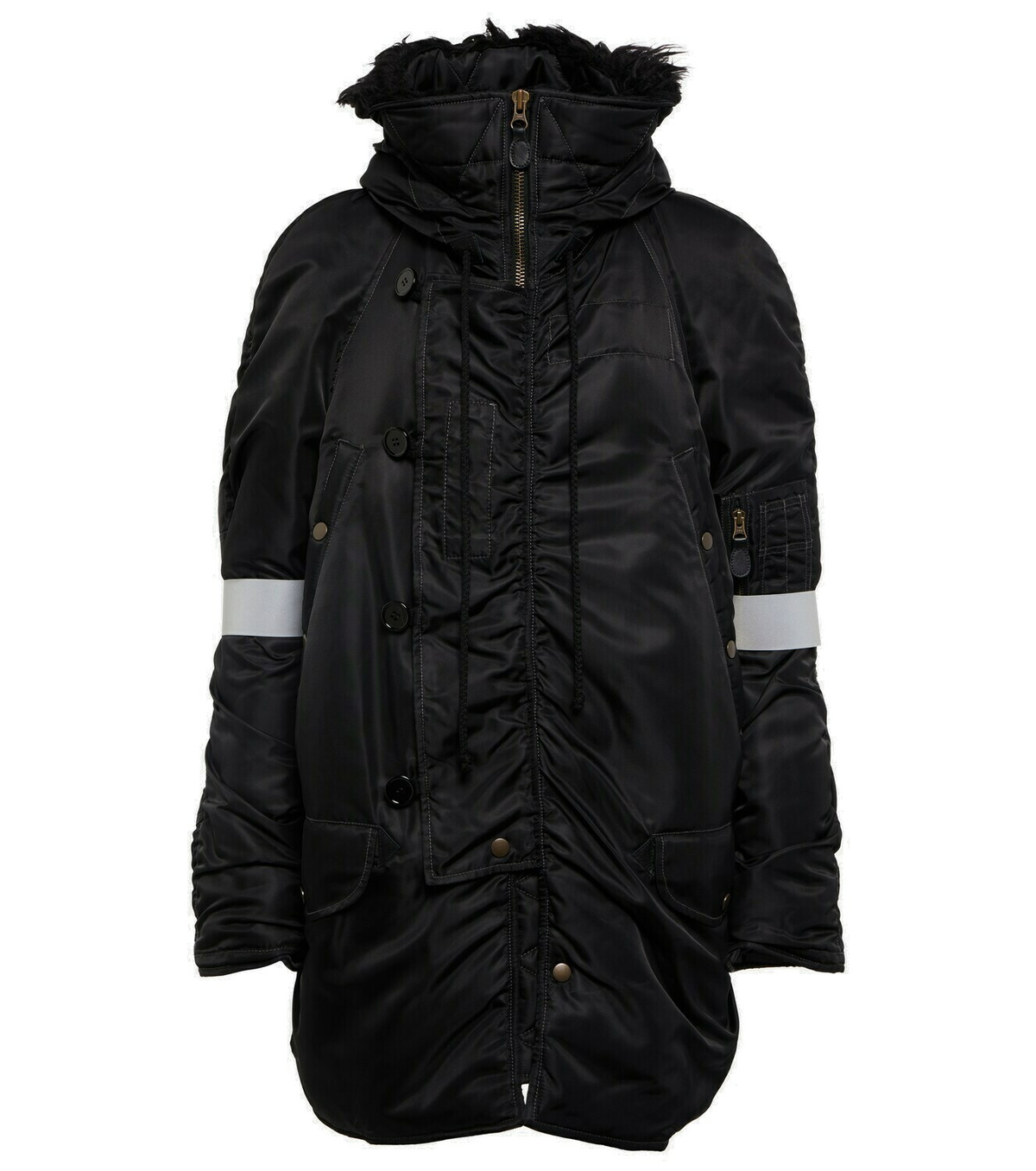 MM6 Maison Margiela - Faux fur puffer jacket MM6 Maison Margiela