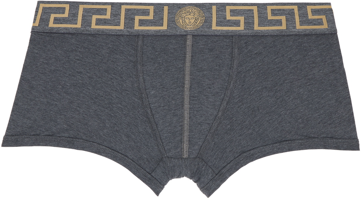 Versace Underwear Three-Pack Multicolor Greca Border Boxer Briefs ...