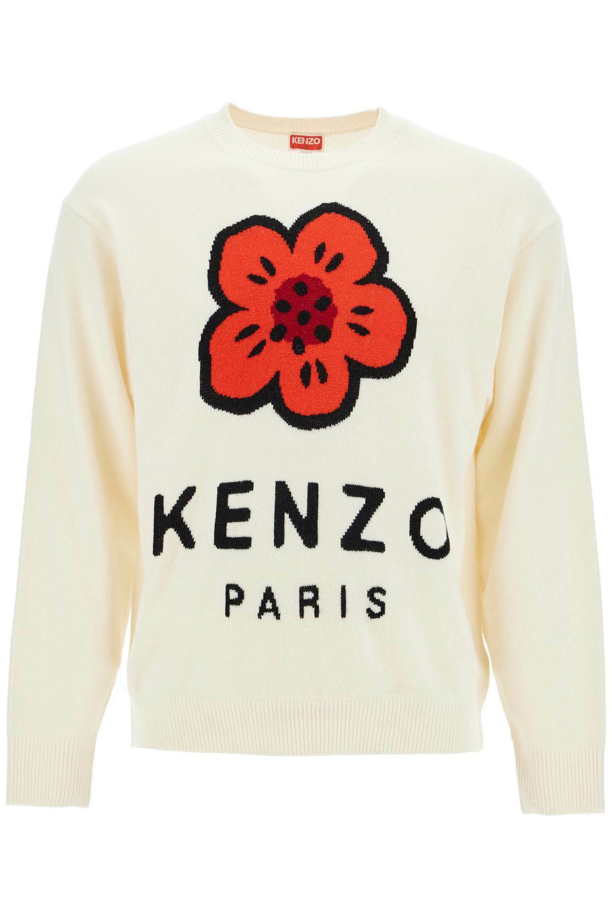 KENZO boke flower wool sweater White Kenzo