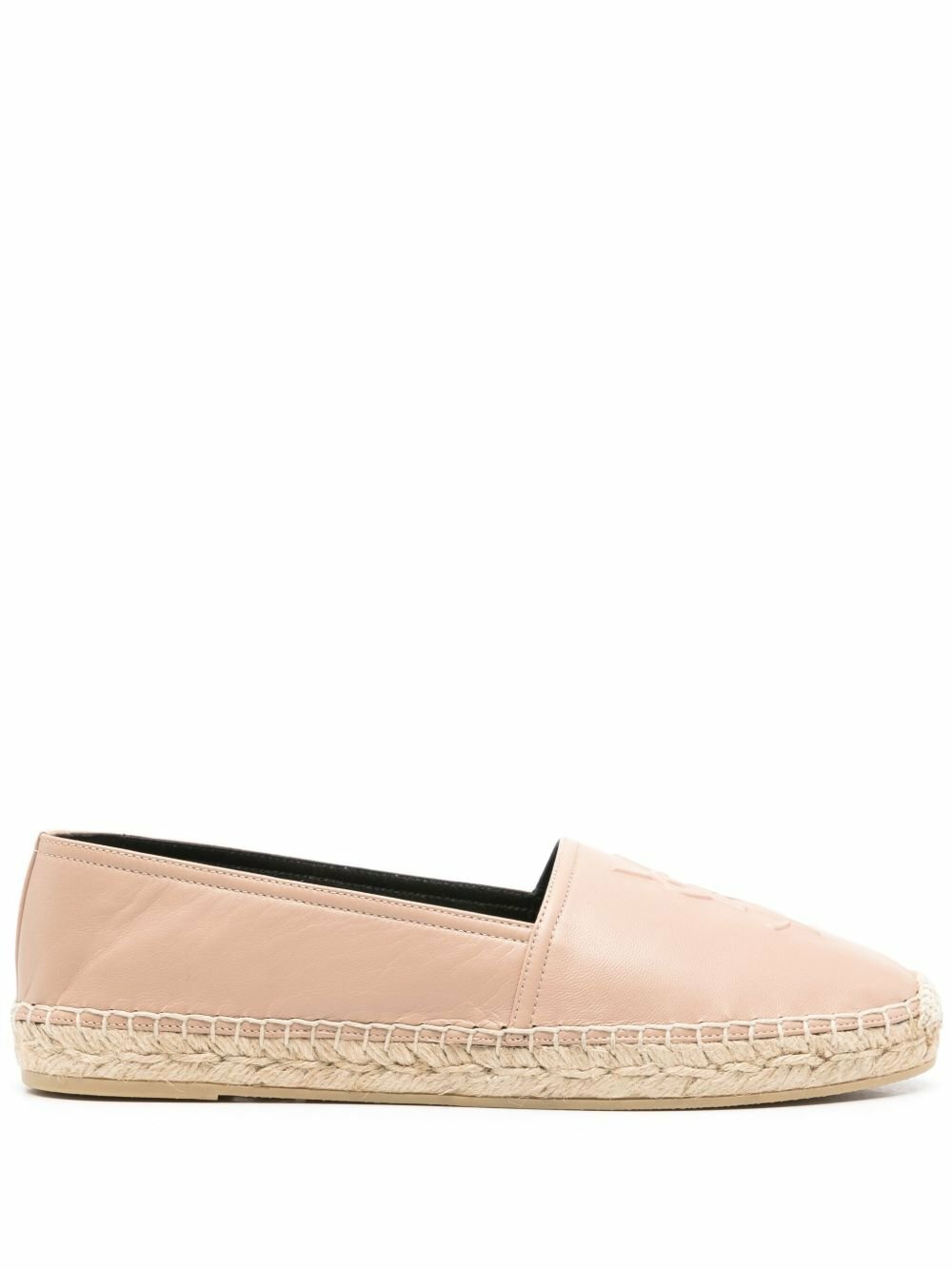 Saint Laurent Pink Embossed Logo Espadrilles Saint Laurent