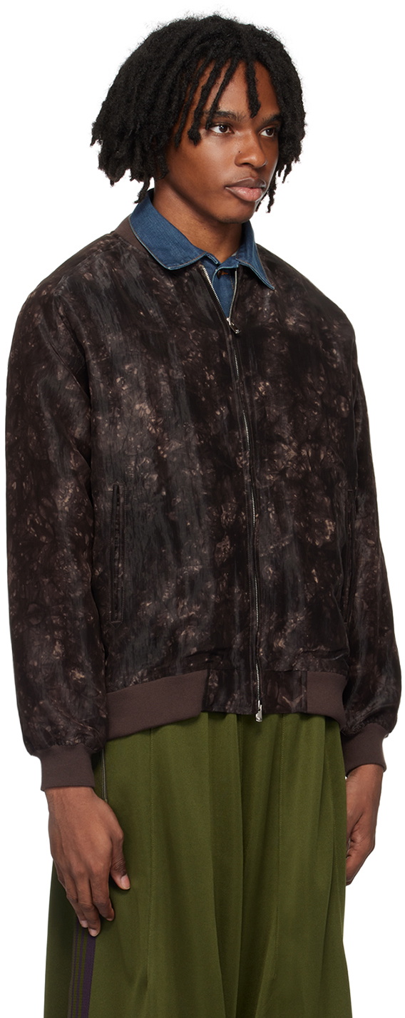 NEEDLES Brown B.B. Bomber Jacket Needles