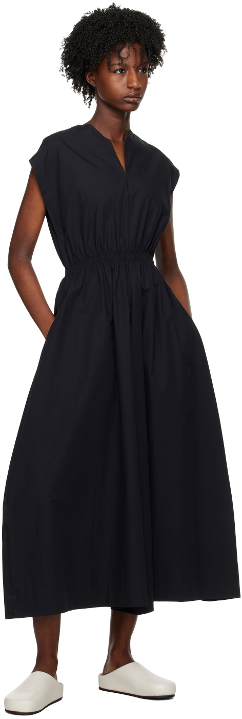 Studio Nicholson Navy Nestor Maxi Dress Studio Nicholson