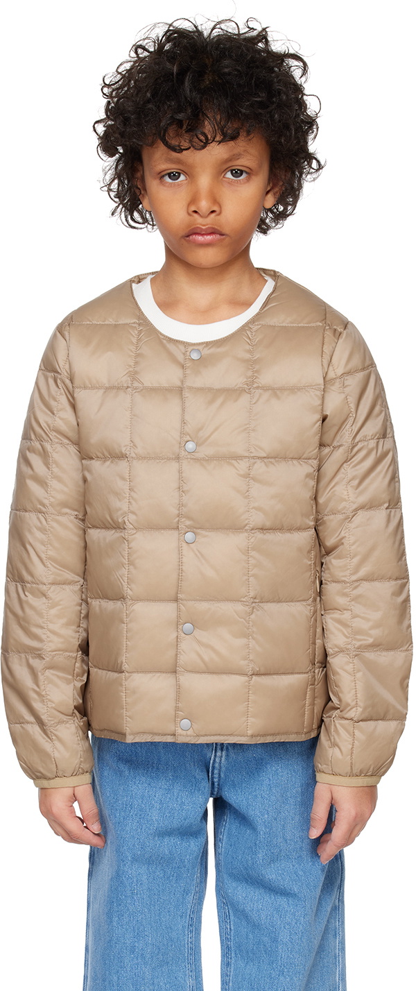 TAION Kids Beige Quilted Down Jacket Taion Extra
