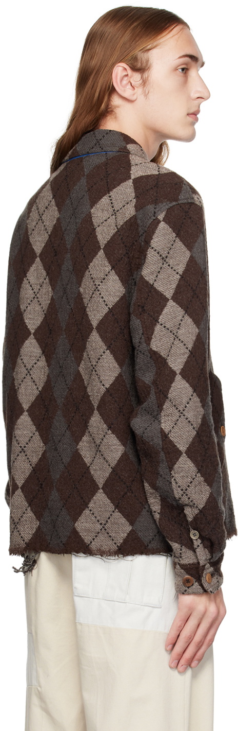 UNDERCOVER Brown Argyle Jacket Undercover