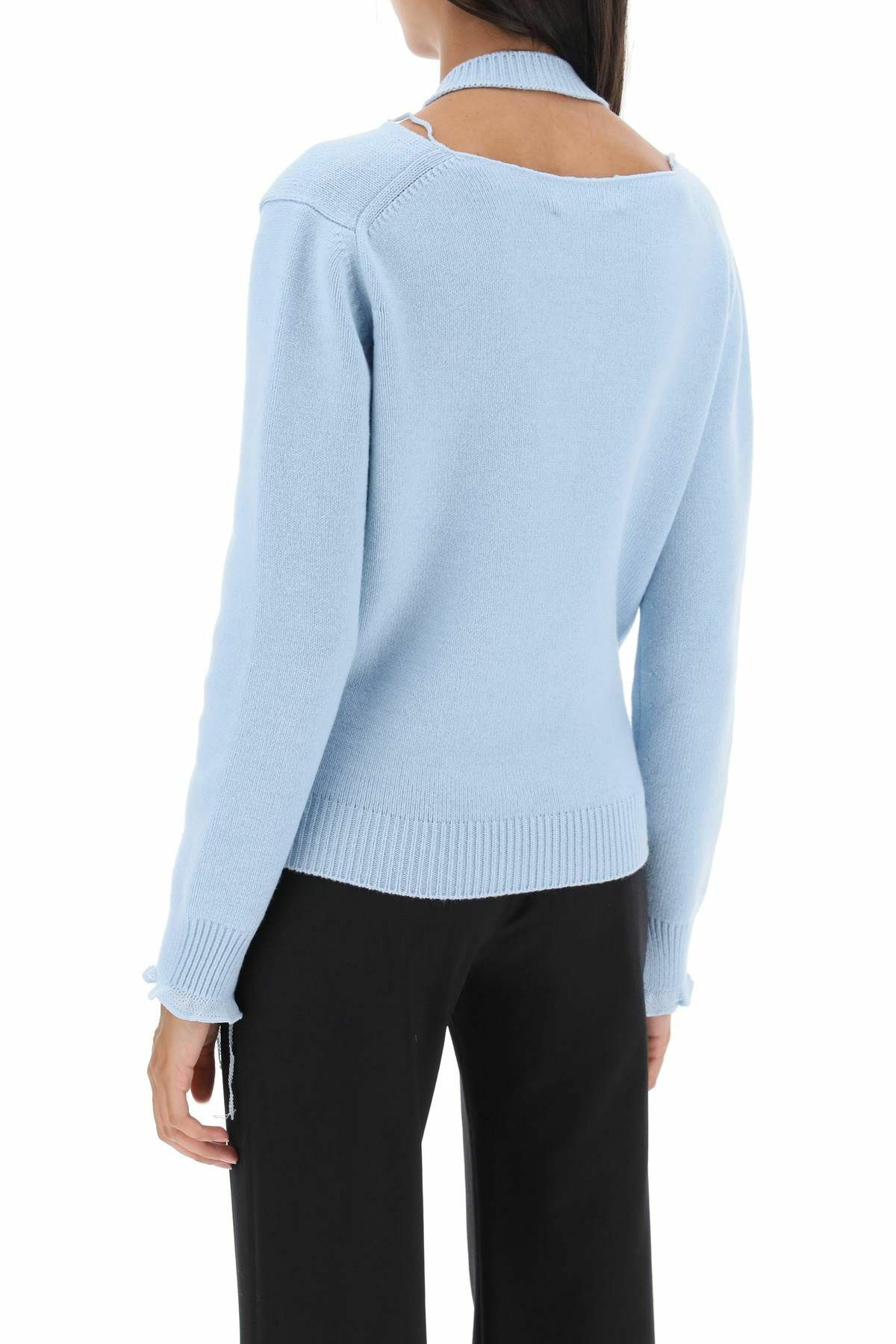 FENDI cashmere pullover Light blue Fendi