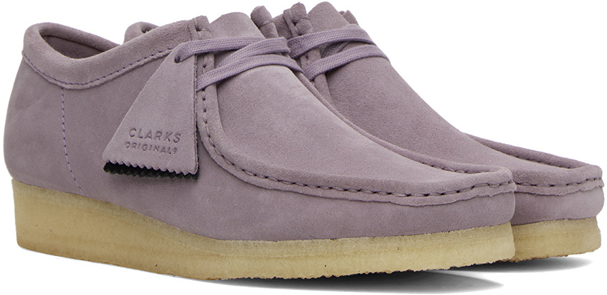 Clarks Originals Purple Wallabee Derbys Clarks Originals