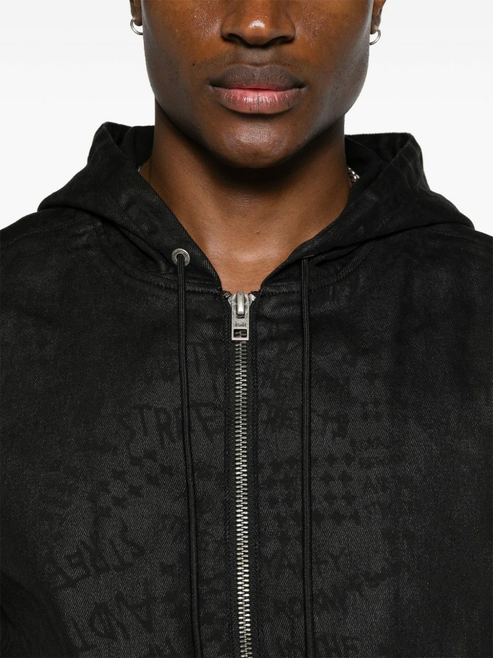 Ksubi Jacquard Zip-Up Hoodie Ksubi