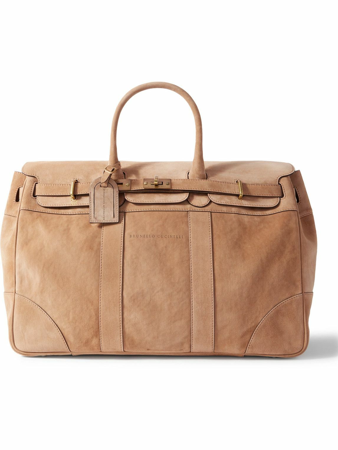 Brunello Cucinelli - Panelled Suede Weekend Bag Brunello Cucinelli