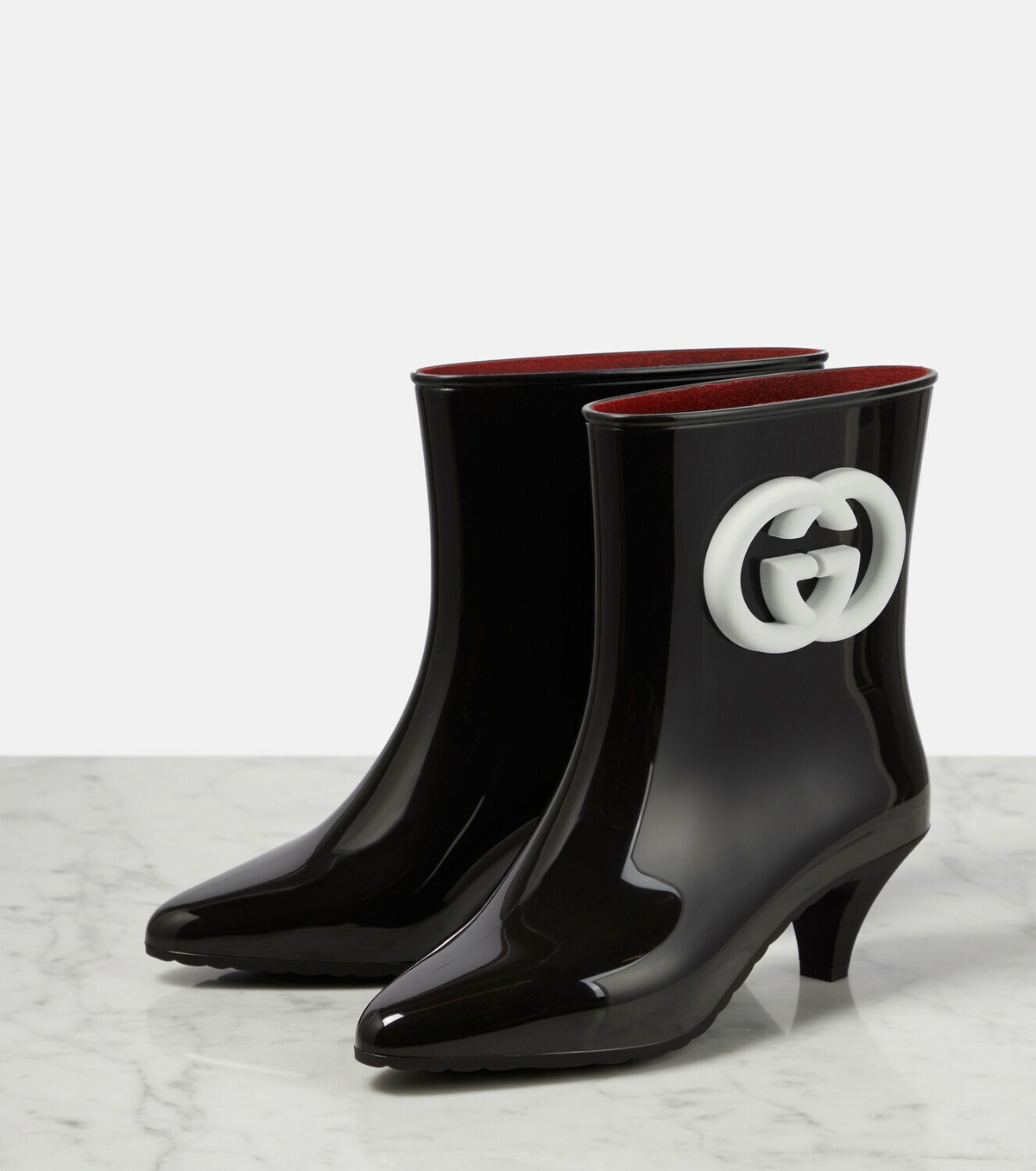 Gucci Logo rubber ankle boots Gucci