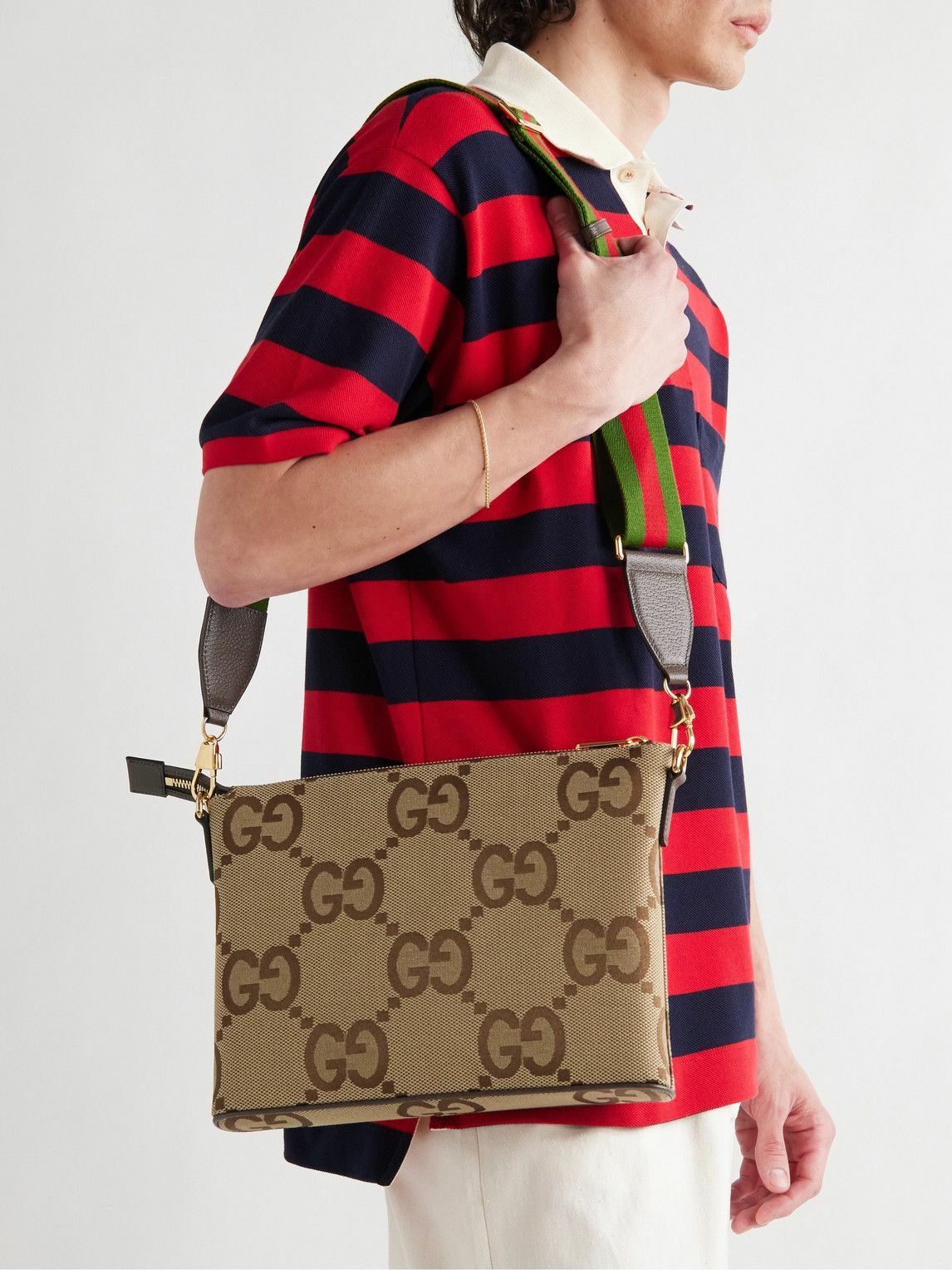 Gucci Jumbo Gg Messenger Bag