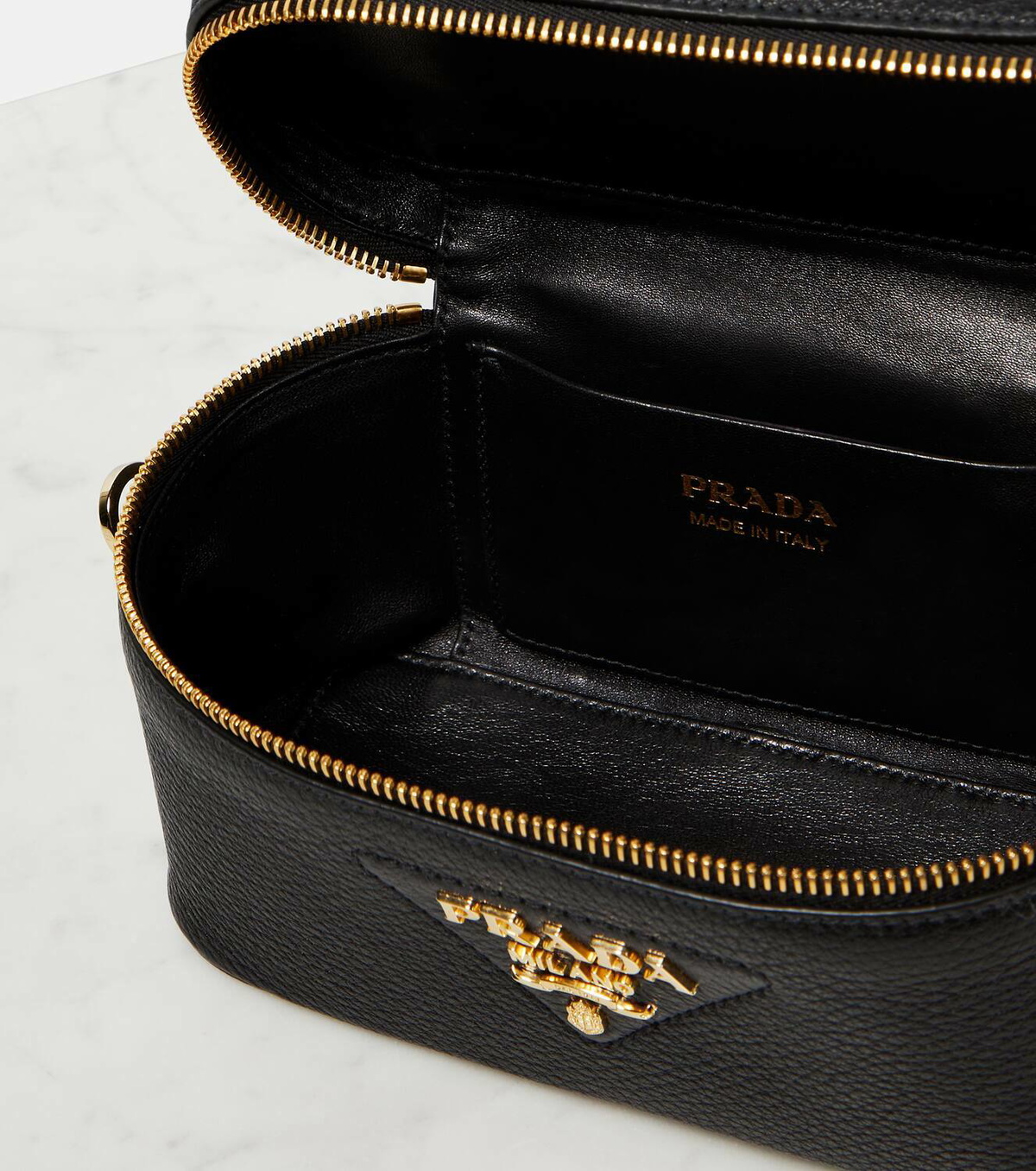 Prada Logo Mini leather crossbody bag Prada