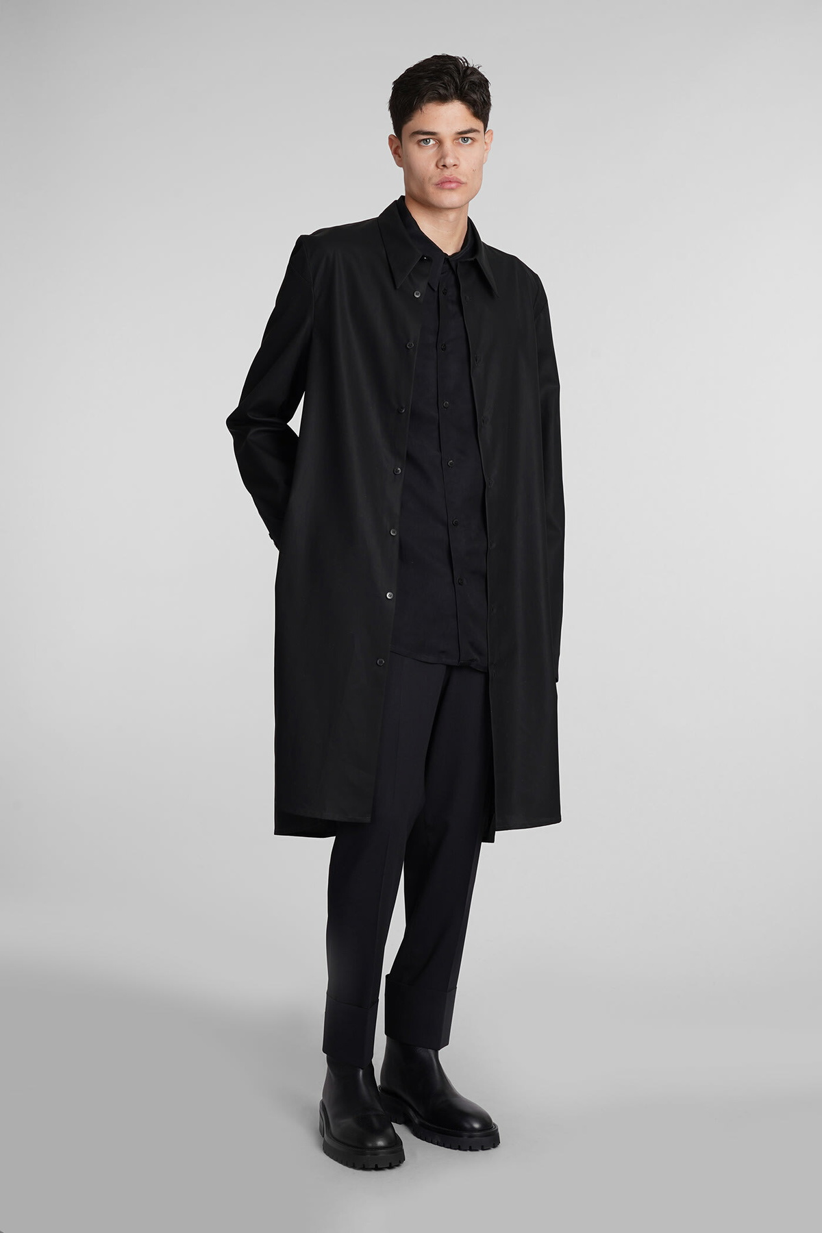 Sapio N16 Shirt In Black Polyamide Polyester SAPIO