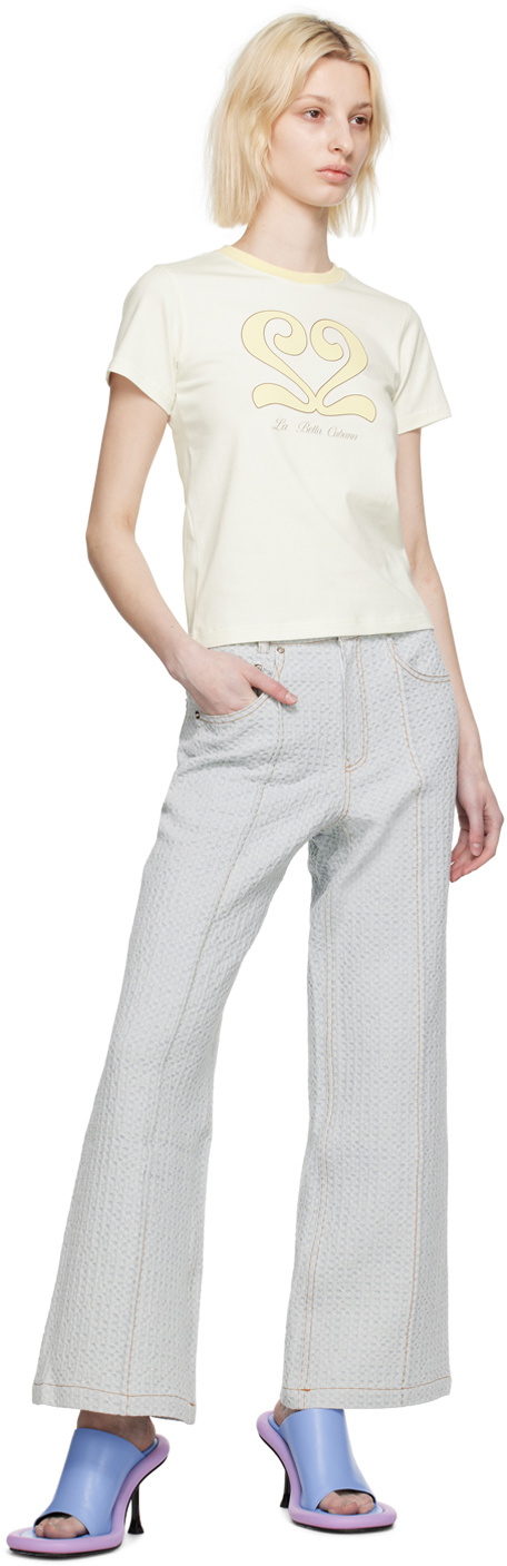 Kijun Off White Bella Cubana T Shirt Kijun
