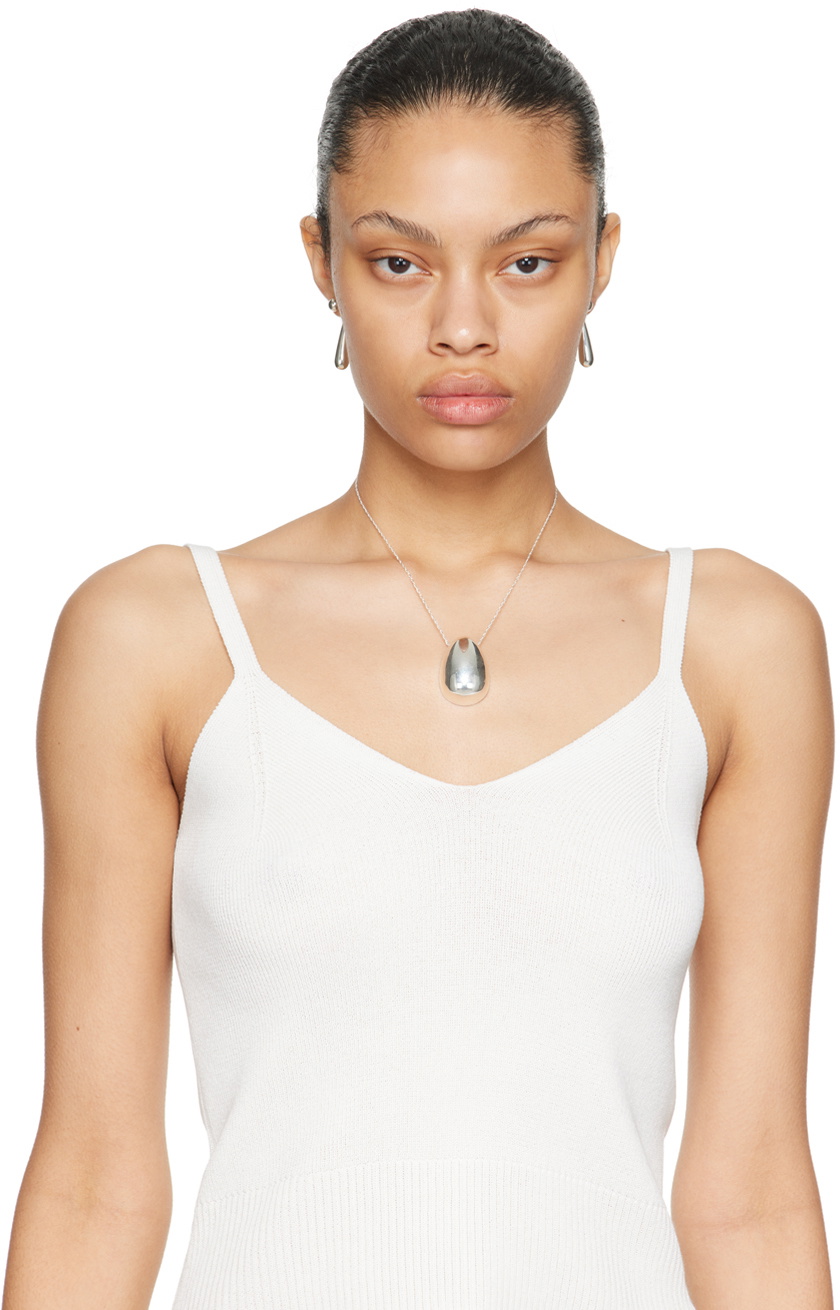 Sophie Buhai Silver Egg Pendant Necklace Sophie Buhai