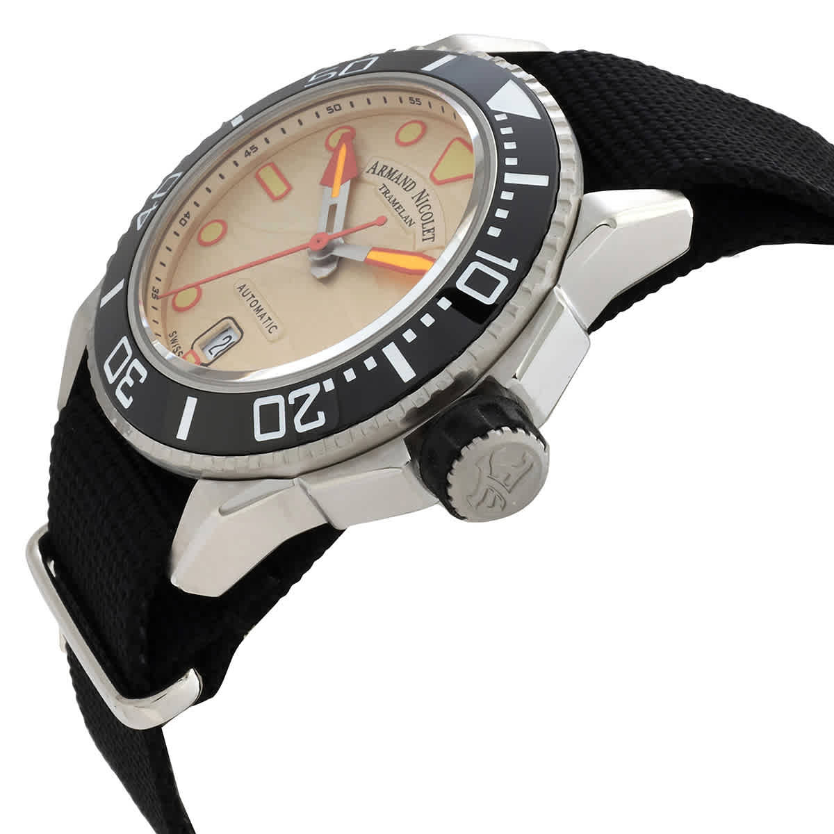 Armand Nicolet JSH Automatic Mens Watch A481PGN-KO-BN22481AANN Armand ...