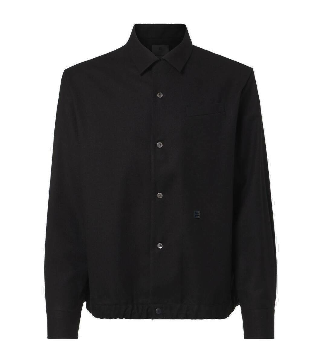 Givenchy Wool flannel overshirt Givenchy