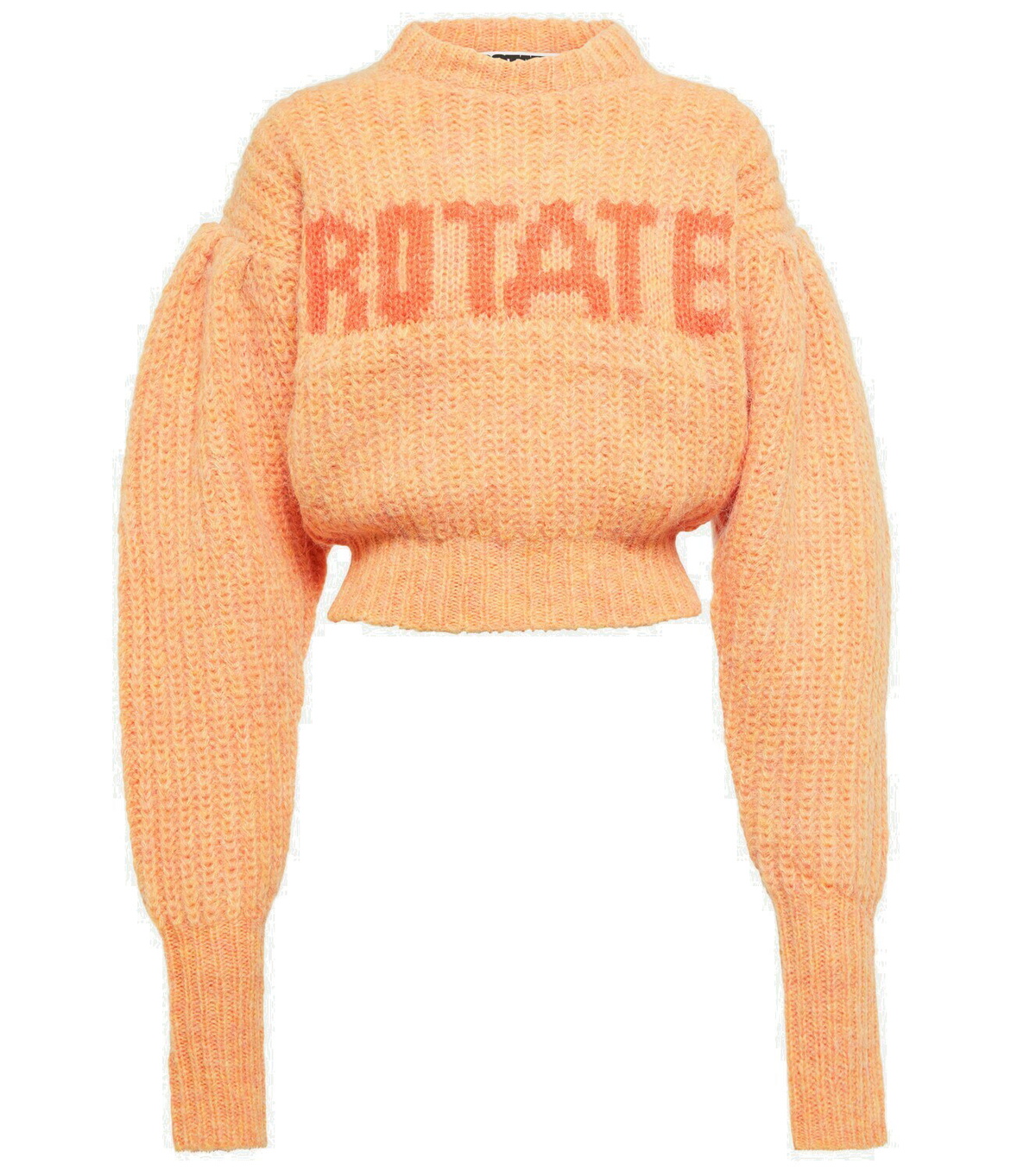 Rotate Birger Christensen Adley ribbed-knit wool-blend sweater ROTATE ...