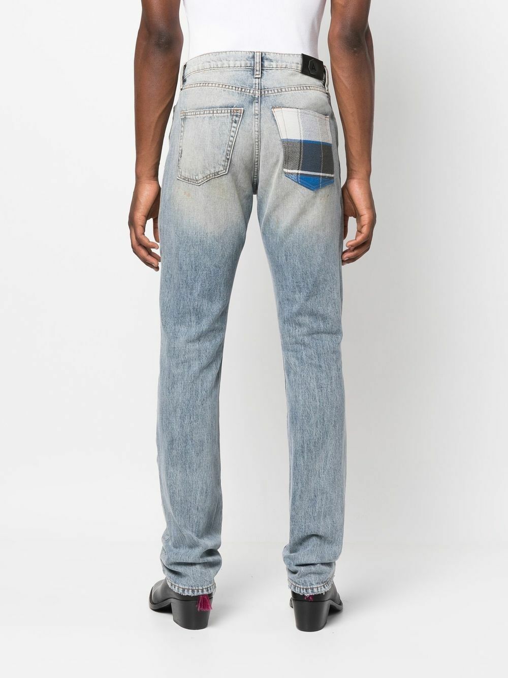 ALCHEMIST - Faded-effect Tears Denim Jeans Alchemist