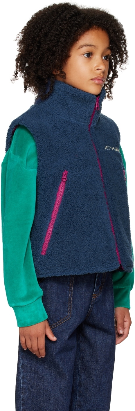Jellymallow Kids Navy 'Hello' Vest Jellymallow