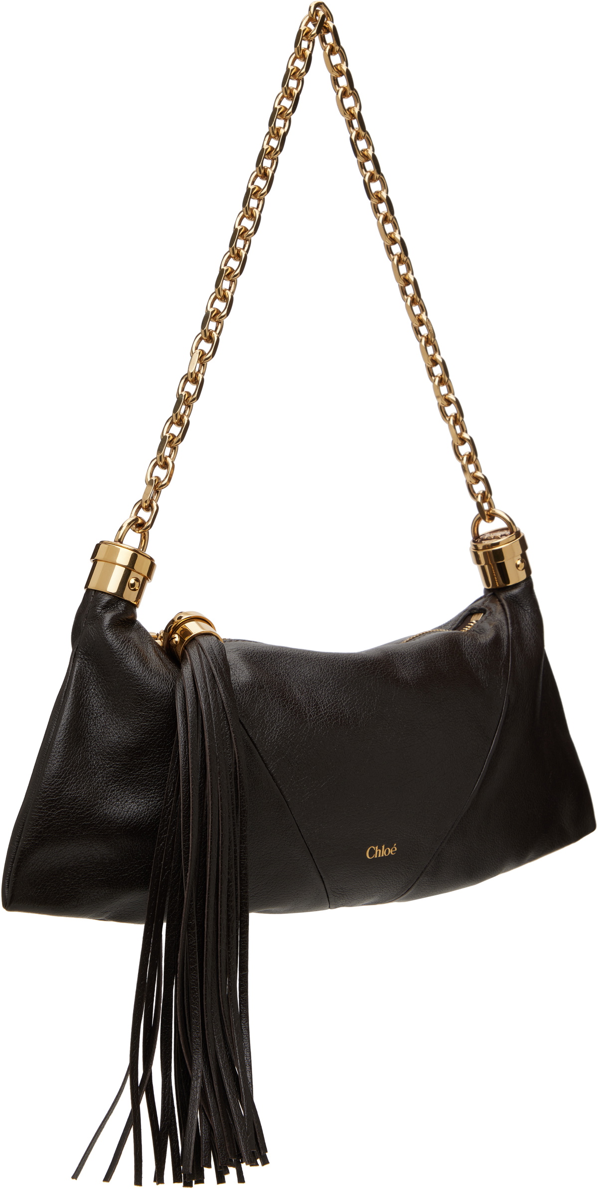 Chloé Brown Small 'Chloé Foulard' Shoulder Bag Chloe