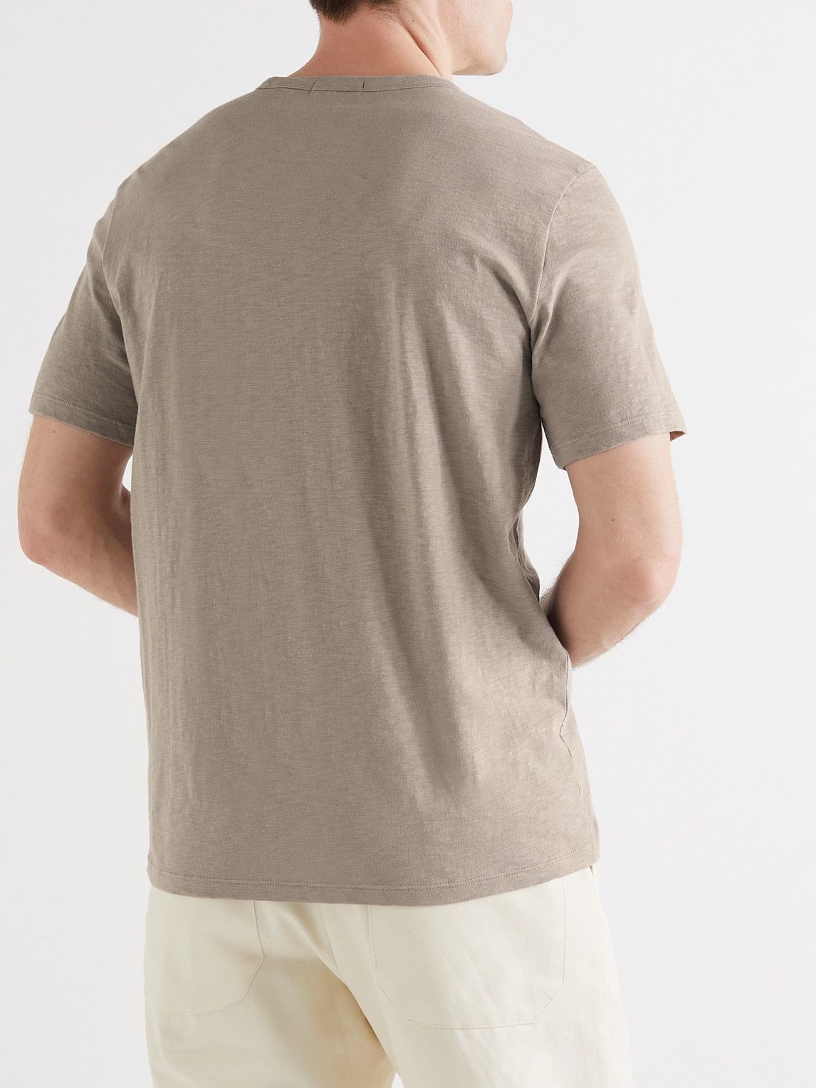Theory - Essential Cotton-Jersey T-Shirt - Neutrals Theory