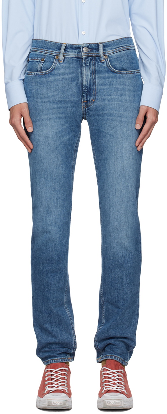 Acne Studios Blue Skinny Fit Jeans Acne Studios