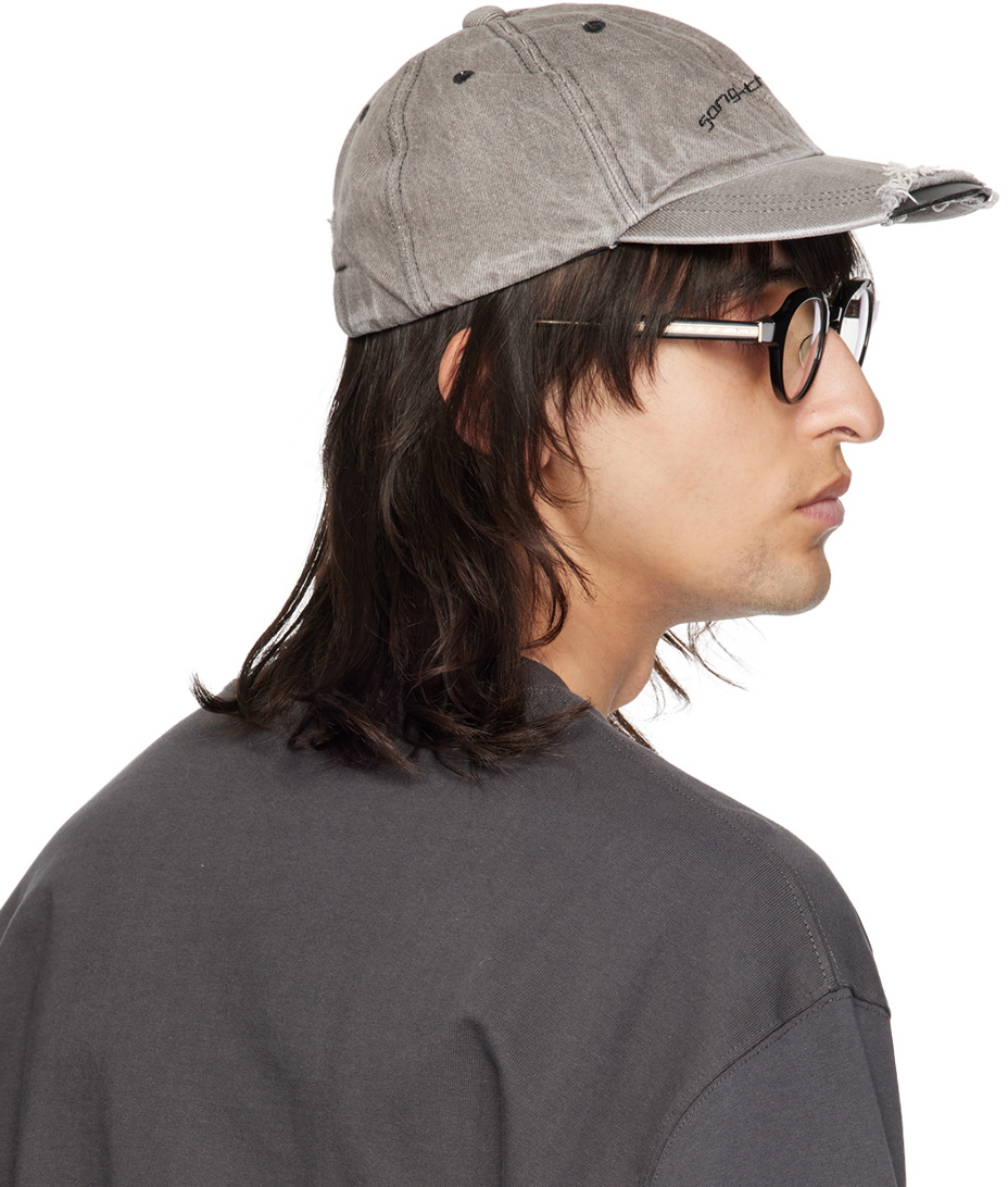 Song for the Mute Gray Washed Denim Cap Song for the Mute