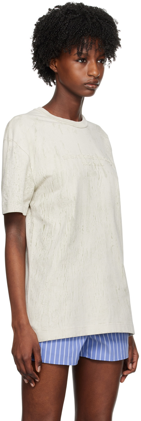 Alexander Wang Gray Plaster T-Shirt Alexander Wang