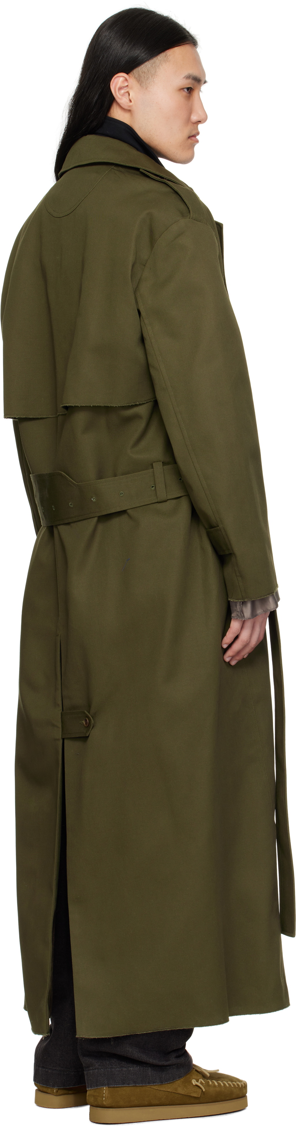 Commission Khaki Hunter Trench Coat Commission