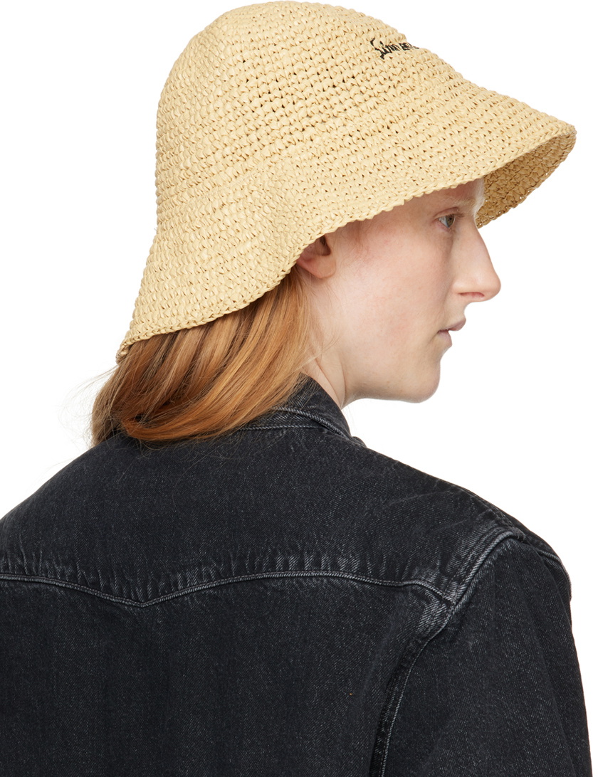 SIMONMILLER Brown Crochet Bondi Bucket Hat Simon Miller