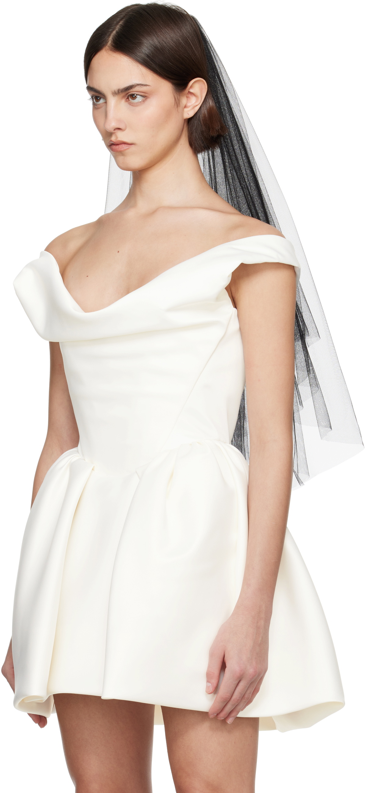 Vivienne Westwood SSENSE Bridal Capsule Classic Short Veil Vivienne ...