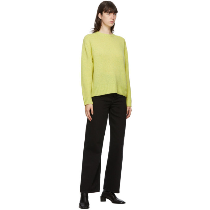 Acne Studios Yellow Shetland Wool Sweater Acne Studios