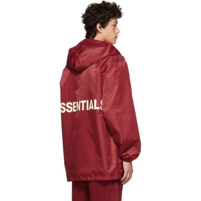 Essentials Red Coaches Jacket Essentials