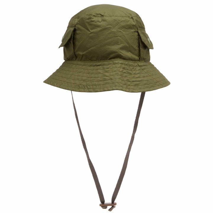 Engineered Garments Men's Explorer Hat in Dark Navy Engineered Garments