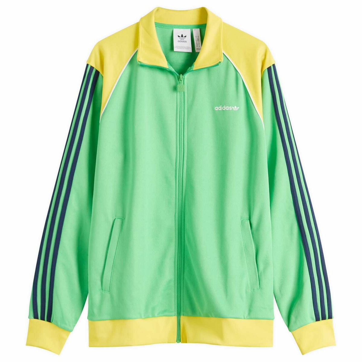 Adidas Men's Track Top in Energy Green S17 adidas