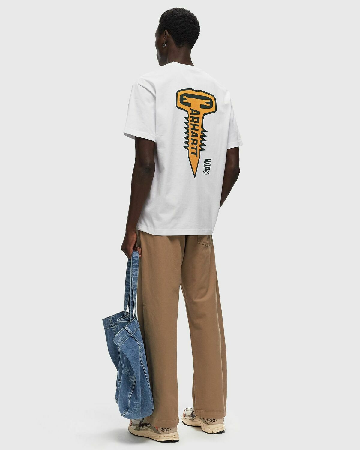 Carhartt Wip S/S Cross Screw Tee White Shortsleeves Carhartt WIP