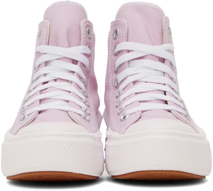 Converse Pink All Star Move Hi Top Sneakers Converse