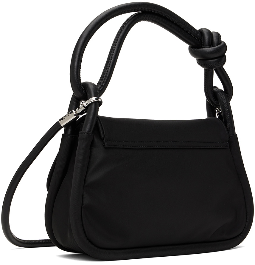 GANNI Black Knot Flap Over Bag GANNI